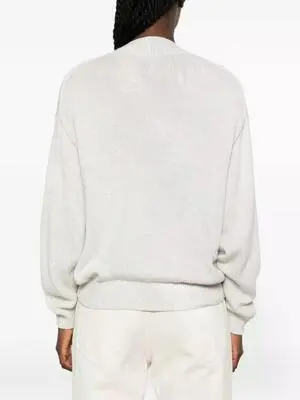 Brunello Cucinelli V-neck Sequin Embellished Sweater