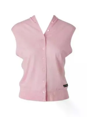 Alexander Wang Sleeveless V-neck Knitted Cardigan
