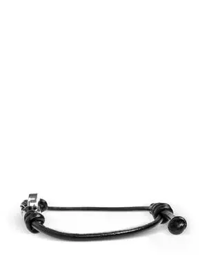 Versace Medusa Leather Bracelet
