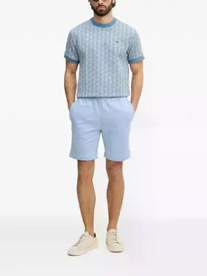 Lacoste Logo-patch Track Shorts - Blue