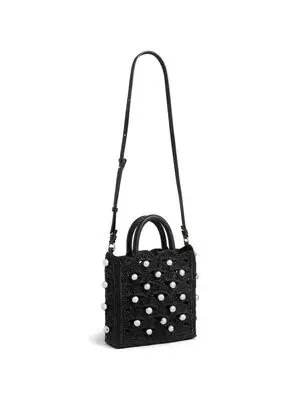 Rabanne Pearl Embellished Tote Bag