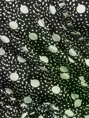 Sandro Printed Wrap Blouse