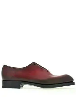 FERRAGAMO Oxford Almond-toe Shoes