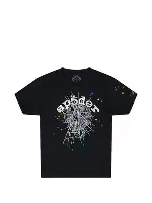 SP5DER Graphic Print Short Sleeve T-shirt