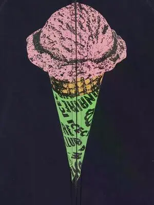 ICECREAM Logo-print Zip-up Hoodie