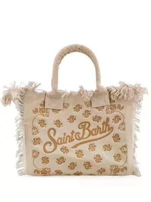 MC2 SAINT BARTH Vanity Fringed Tote Bag