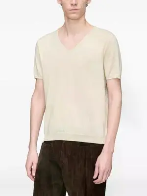 MAISON MARGIELA V-neck Knit Top