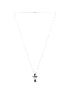 Chrome Hearts Sterling Cross Pendant Necklace - Silver