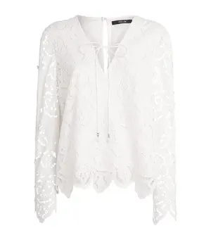 TOCCIN Halina Broderie Anglaise Blouse