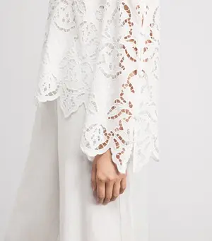 TOCCIN Halina Broderie Anglaise Blouse