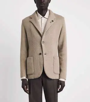 LARDINI Cashmere Knit Blazer