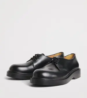 Sandro Leather Derby Shoes With Chunky Sole