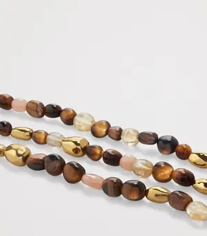 Monica Vinader Vermeil Multi Gemstone Rio Beaded Bracelet