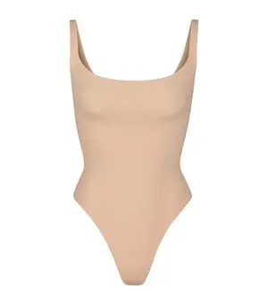 SKIMS Fits Everybody Square-neck Bodysuit