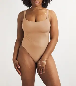 SKIMS Fits Everybody Square-neck Bodysuit