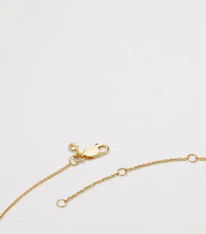 Monica Vinader Vermeil And Peridot Necklace