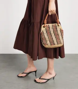 ME+EM Stretch-cotton Seersucker Midi Shirt Dress