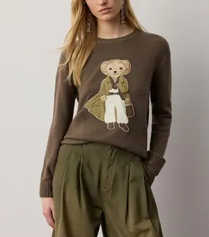 Ralph Lauren Cashmere Polo Bear Sweater