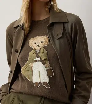 Ralph Lauren Cashmere Polo Bear Sweater