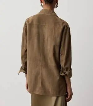 Ralph Lauren Landry Suede Shirt - Beige