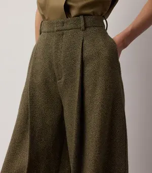 Ralph Lauren Linen-cashmere Harlo Trousers