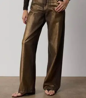 Ralph Lauren Metallic Foil Mercer Jeans