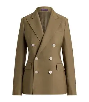 Ralph Lauren Camden Double-breasted Cashmere Jacket - Brown