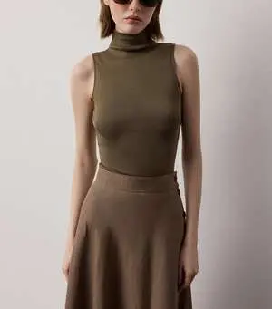 Ralph Lauren Silk Naomie Knit Top