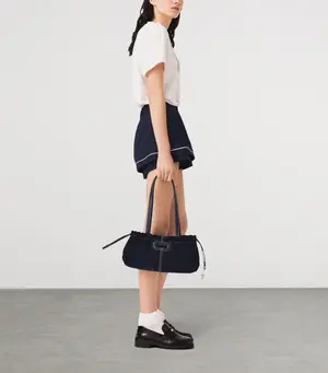 Maje Pleated Skort With Contrast Piping