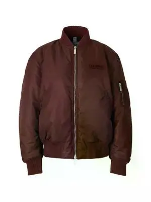 Off-White Logo-patch Zip-up Bomber Jacket