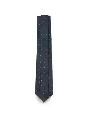 TOM FORD Polka-dot Neck Tie - Blue