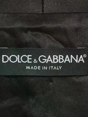 Dolce & Gabbana Shawl-lapel Cropped Wool Blazer