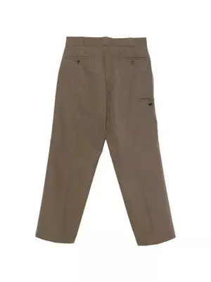 Prada Logo Plaque Straight-leg Trousers