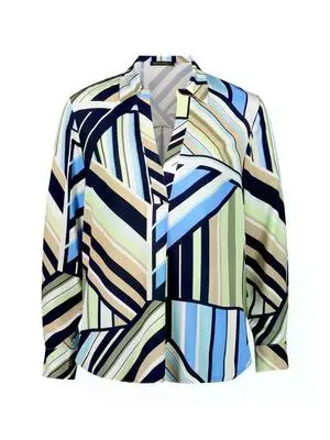 BETTY BARCLAY Abstract Print Long Sleeve Blouse