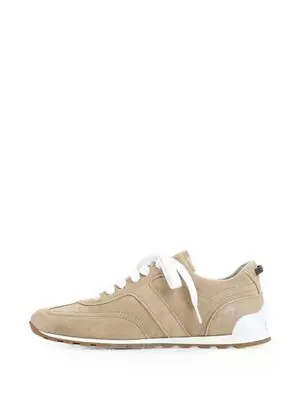 Brunello Cucinelli Calf Suede Panelled Lace-up Sneakers