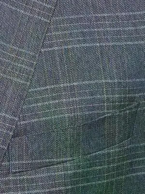 BOSS The James4 Single-breasted Check-pattern Wool Blazer