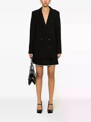 GESTUZ Double-breasted Pinstripe Blazer