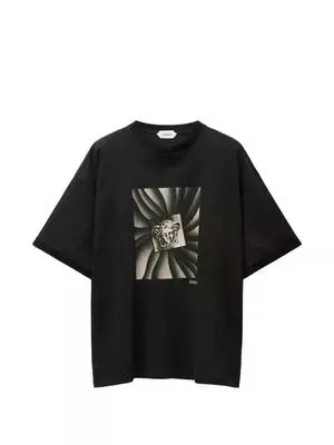 Versace Printed Cotton-jersey Regular T-shirt