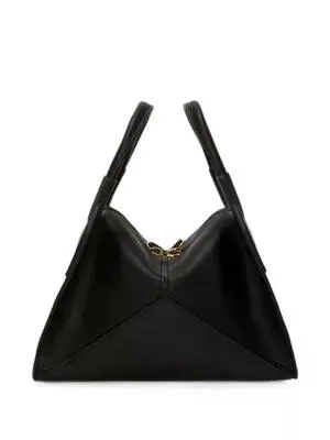 Victoria Beckham Mini Plié Leather Tote Bag - Black