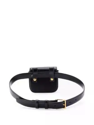 Celine Claude Shiny Calfskin Mini Belt Bag - Black