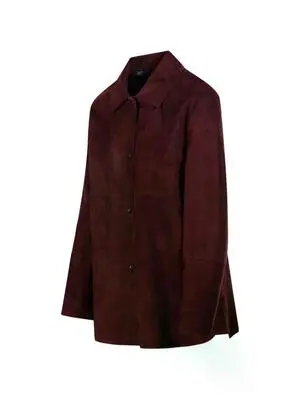 Max Mara Suede Button-front Coat