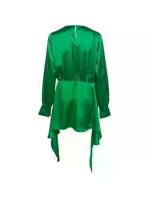 Attico Long Sleeve Mini Dress