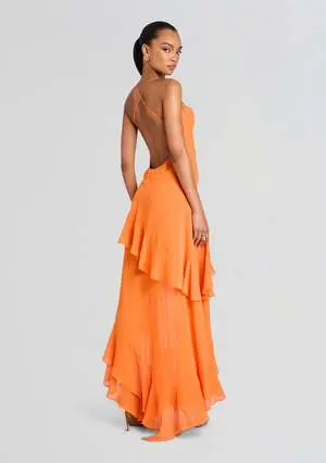 Retrofete Samara Silk Chiffon Dress - Arianzo