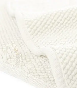 GRACCIOZA Cotton Pearls Bath Sheet - White