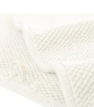 GRACCIOZA Cotton Pearls Bath Towel - White