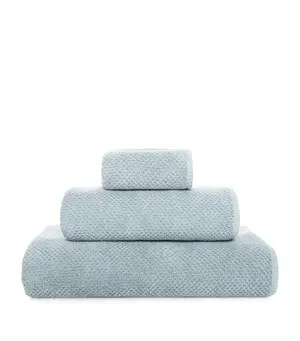 GRACCIOZA Bee Waffle Extra-large Hand Towel Blue