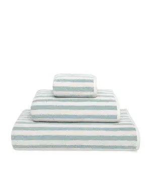 GRACCIOZA Cotton Douro Hand Towel - Blue