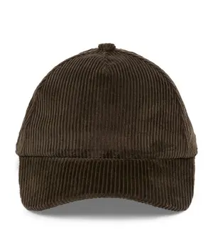 Max Mara Cotton Corduroy Baseball Cap - Brown