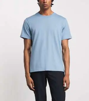 Sandro Cotton Logo-patch T-shirt - Black