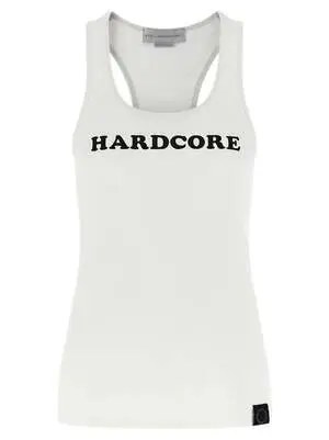 Stella McCartney Top Slogan 'hardcore - White